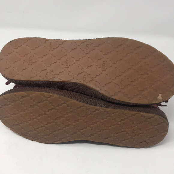 UGG | Shoes | Uggs Leather Moccasin Shoe Us 6eu 37 | Poshmark